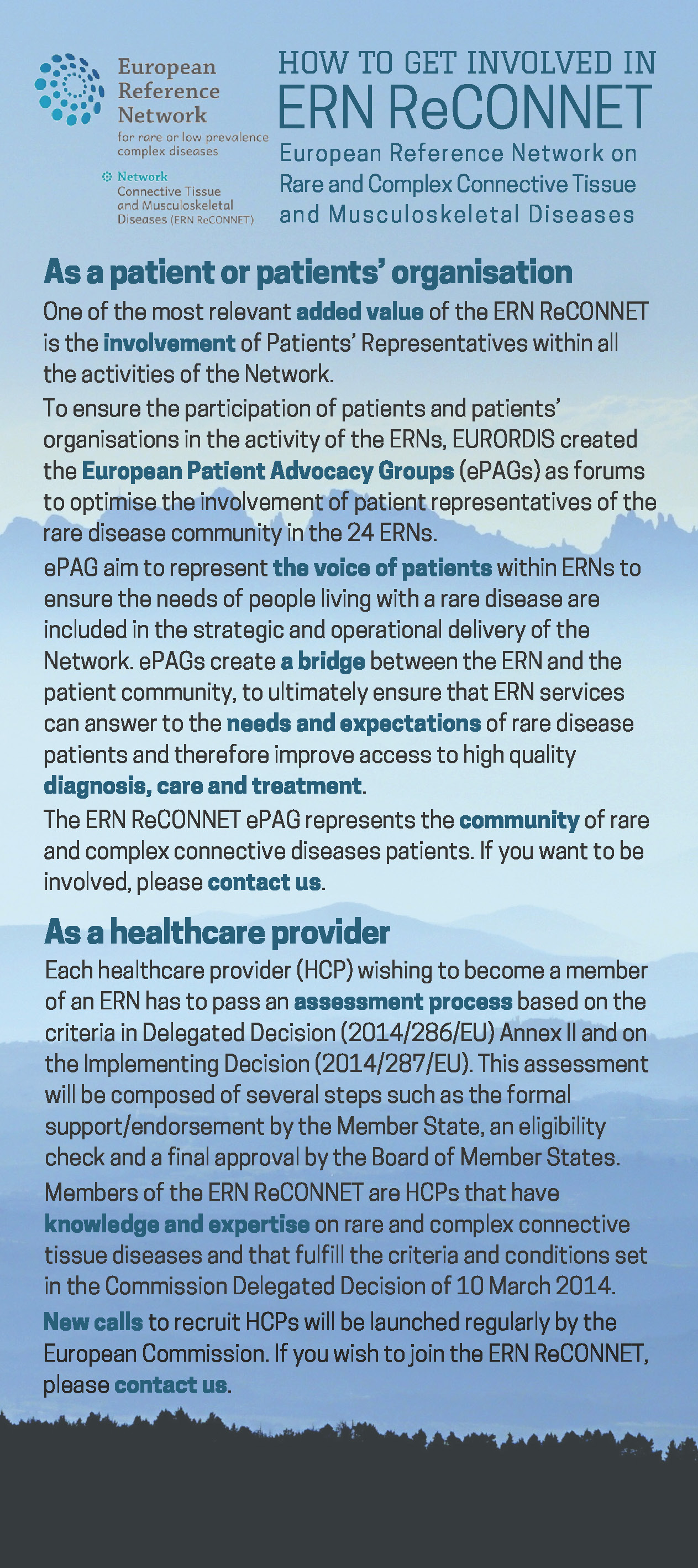 ERN ReCONNET Dissemination Materials (2019) - ERN ReCONNET | European ...